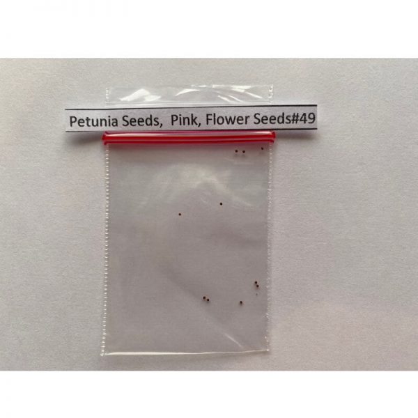 Petunia Seeds, Pink, Flower Seeds#49 – Rooted Retreat